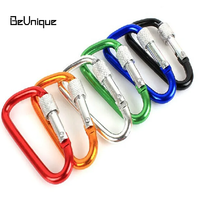 Multifunctional Aluminum alloy 5# D shape quickdraw hanging Snap Hook ...