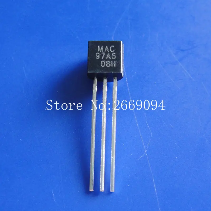 무료 배송 100pcs MAC97A6 97A6 TO 92 Triacs THY .6A 400V TRIAC new original ...