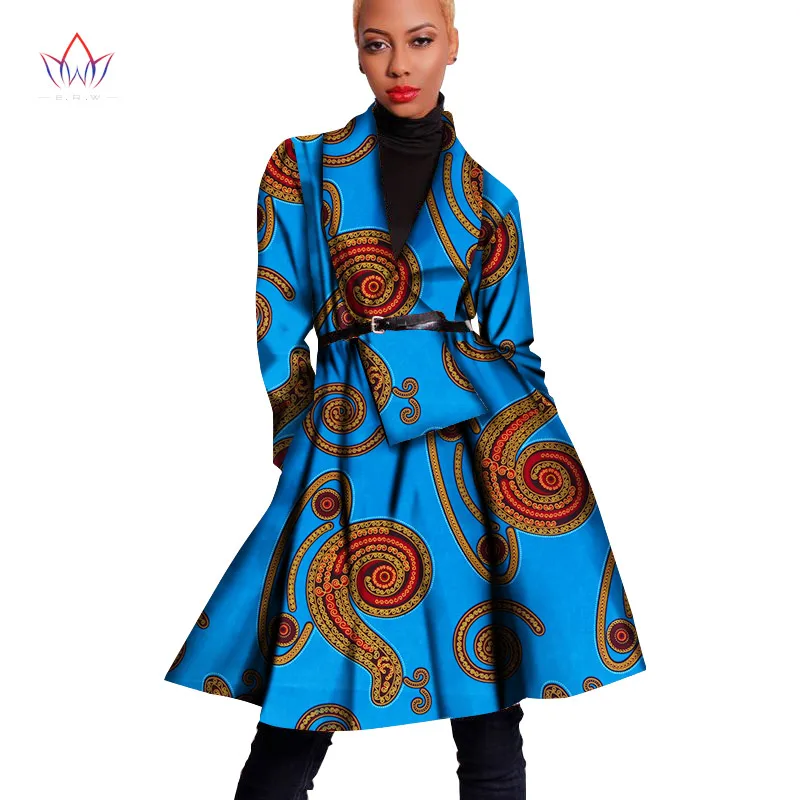 2018 Hitarget Autumn African Women Traditional Coat Dashiki Print Wax