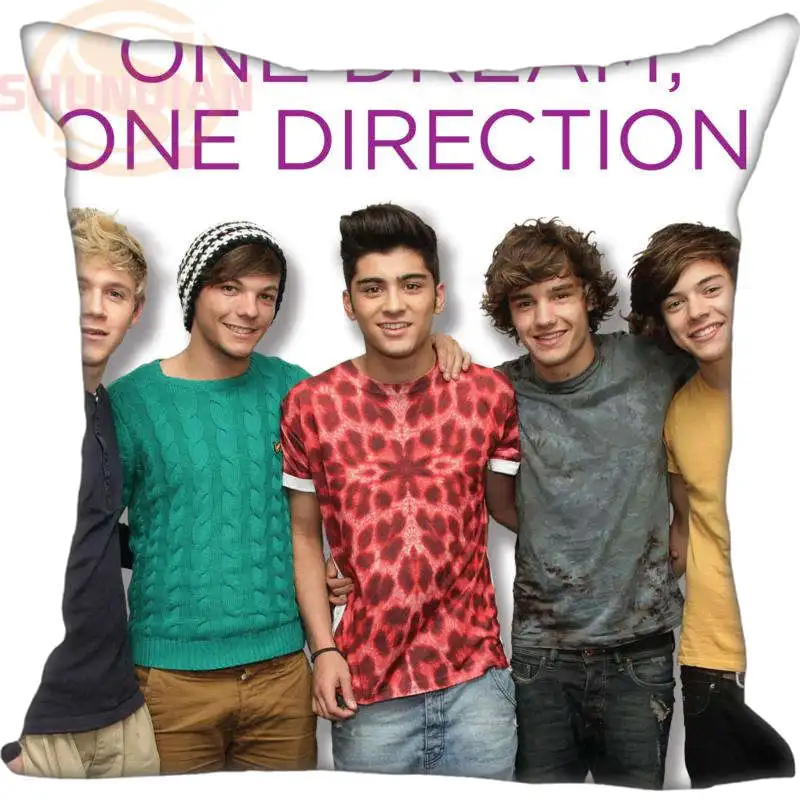 High Quality Custom Decorative Pillowcase One Direction Square Zippered ...