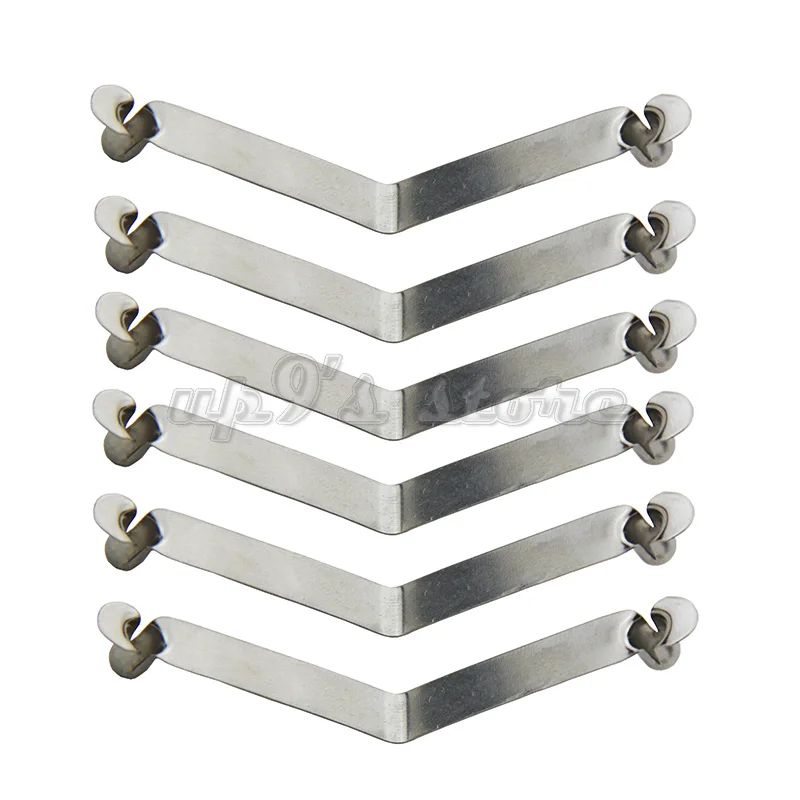 50 Pieces 4/5/6/8/9mm Double Hollow Spring Button Clips Kayak Paddle ...