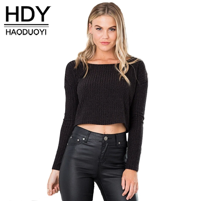 Buy Hdy Haoduoyi Sexy Backless Knitting Pullover