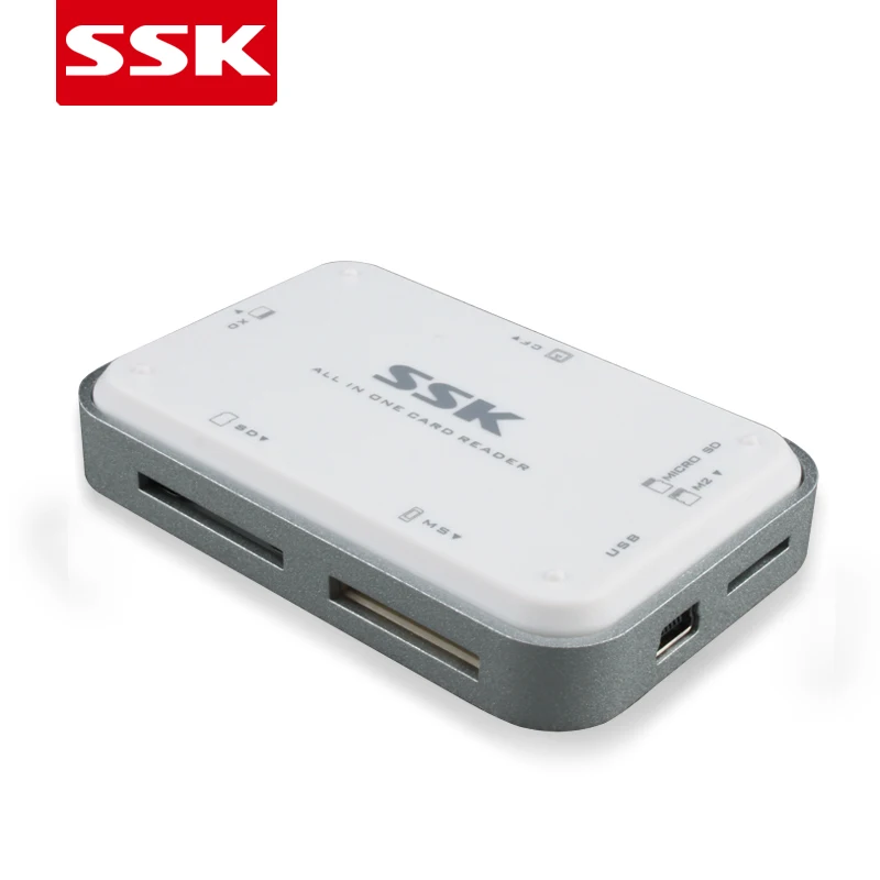 SSK USB2.0 one high speed card reader SD/TF/CF multi function card ...