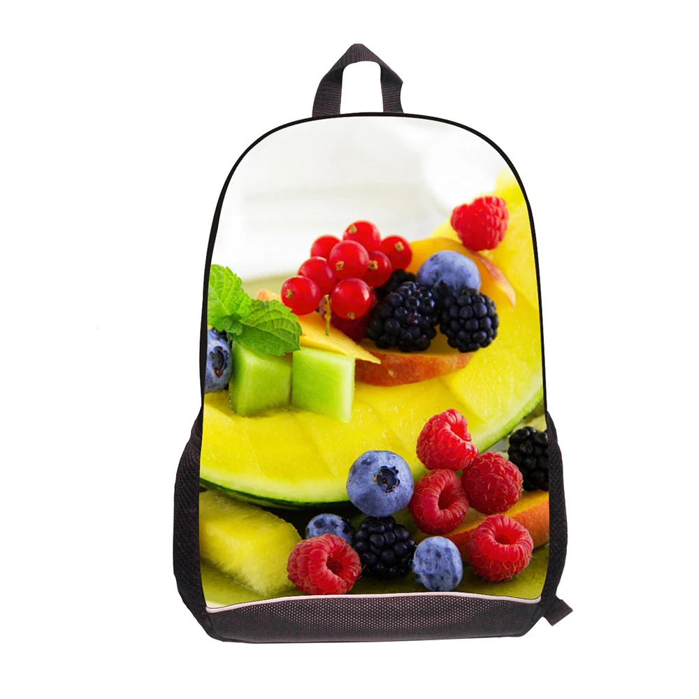 Hot this year backpack schoolbag fruit salad children backpack boys ...