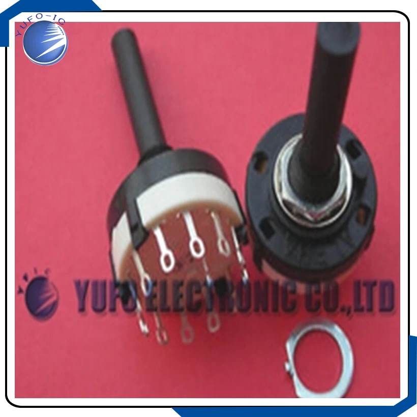 Free Shipping One Lot 50,1 Pole 12 Positions Pcb Rotary Switch New ...