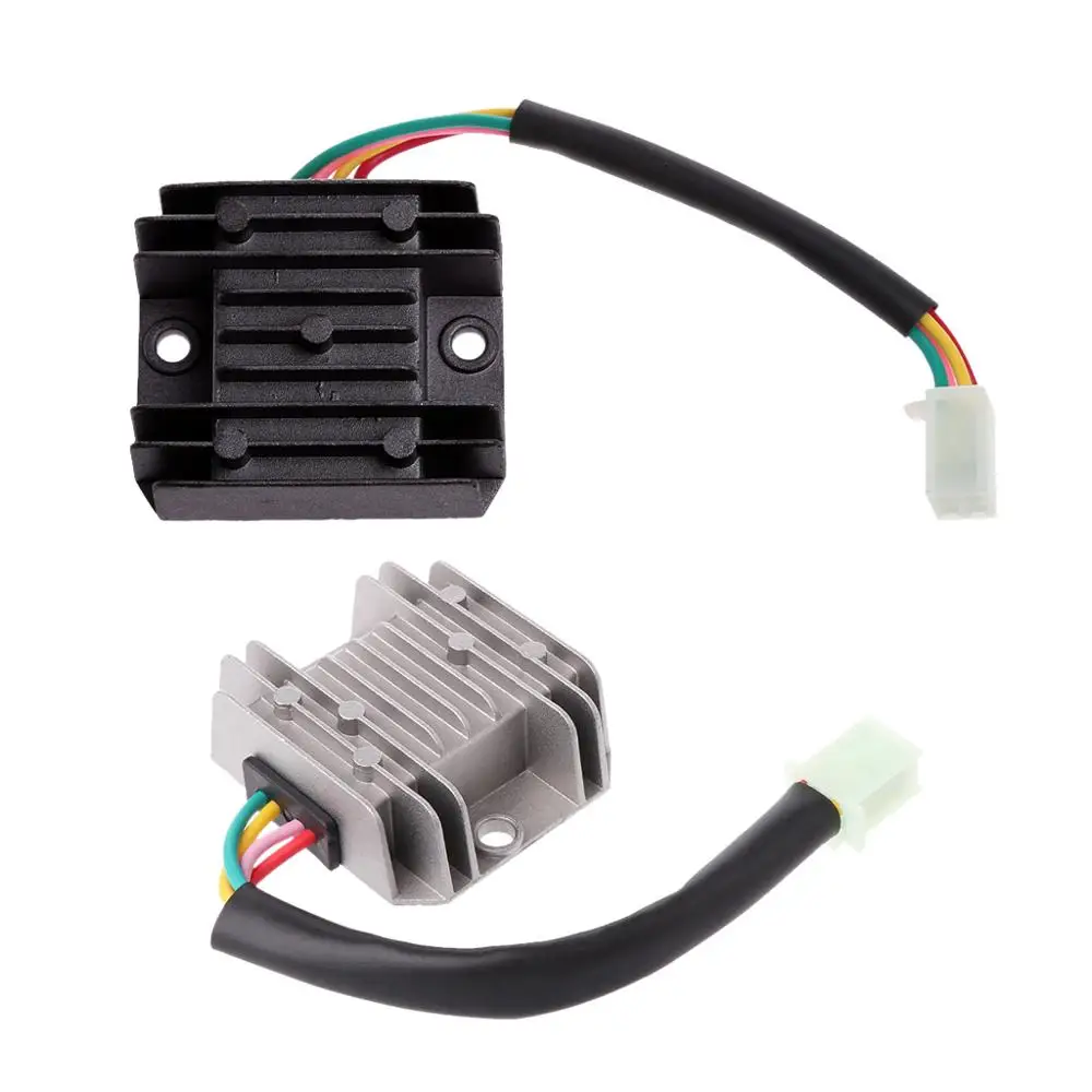 ATV GY6 50 150cc Scooter 4 Wires Voltage Regulator Rectifier Motorcycle ...