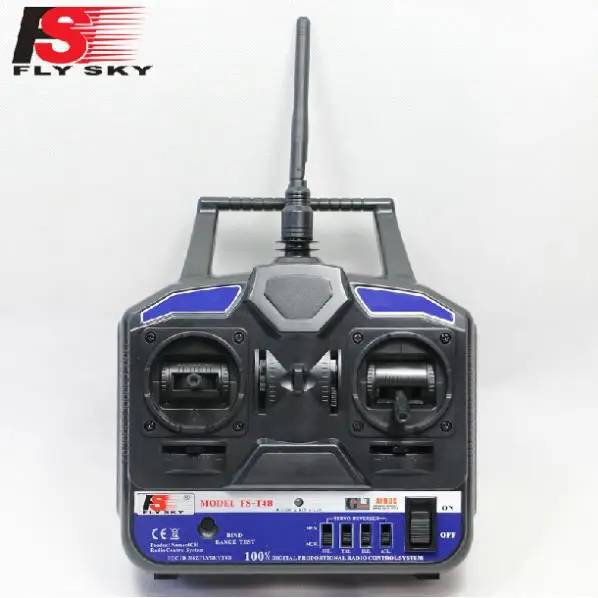 New-FlySky-2-4G-4CH-Channel-FS-T4B-Transmitter-Receiver-Radio-System ...