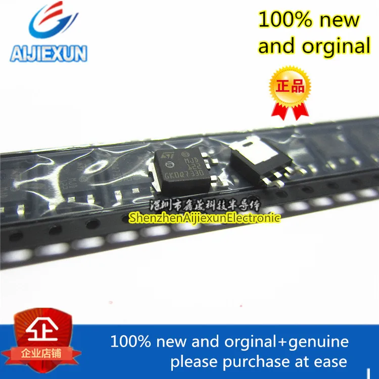 10Pcs 100% New and original MJD122G TO 252 J122G MJD122T4G ...