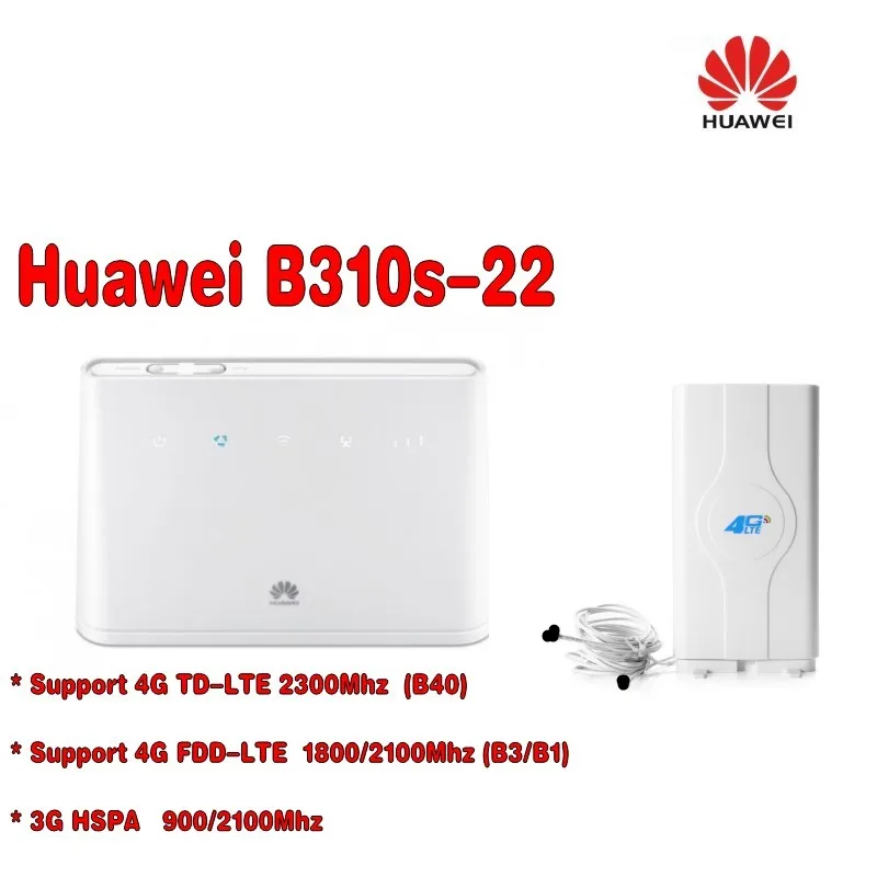 Unlocked Huawei B310s-22 4g Lte Fdd Cat4 150mbps Wireless Wifi Router ...