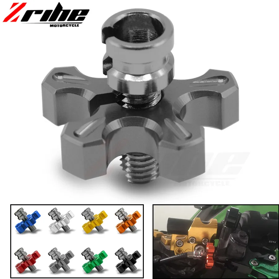 Motorcycle CNC Billet Clutch Cable Wire Adjuster Screw M8 M10 For ...