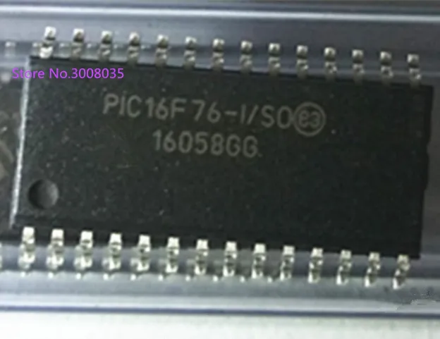 En stock, puede pagar 100 unids/lote, PIC16F76 I/SO, PIC16F76, 16F76, SOP 28|Accesorios y piezas ...