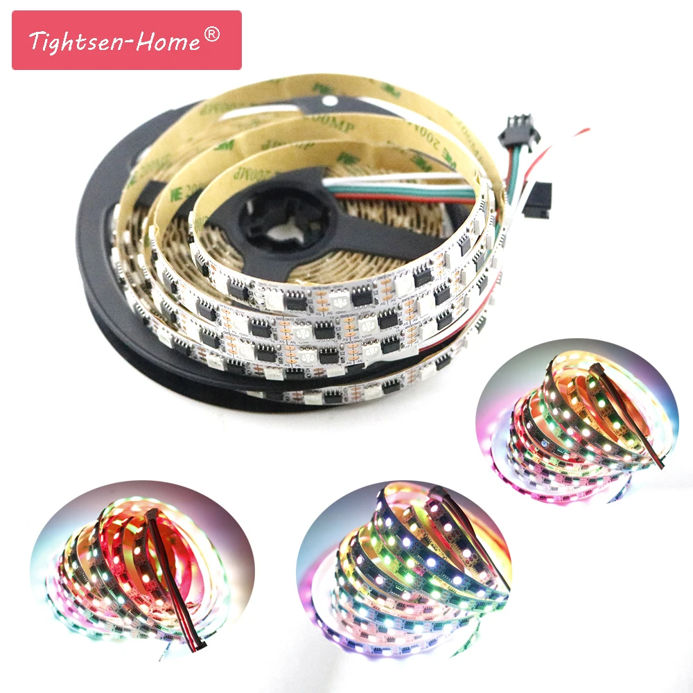 DC-5V-WS2811-LED-Pixel-Strips-60pixels-leds-m-Individual-Addressable ...