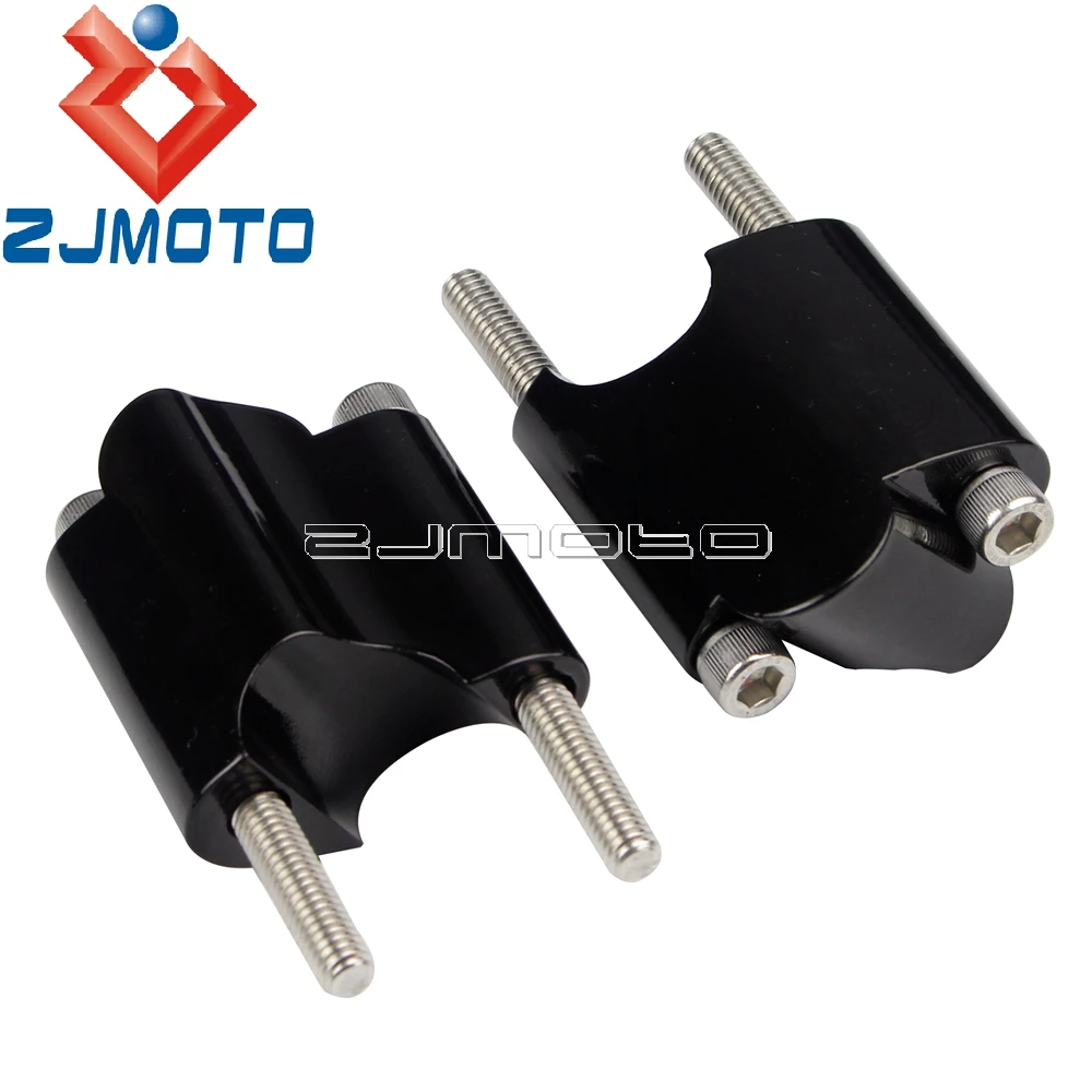 Motorcycle Black 1 Handlebar Risers Extension Kit 2 Rise Gt - AliExpress