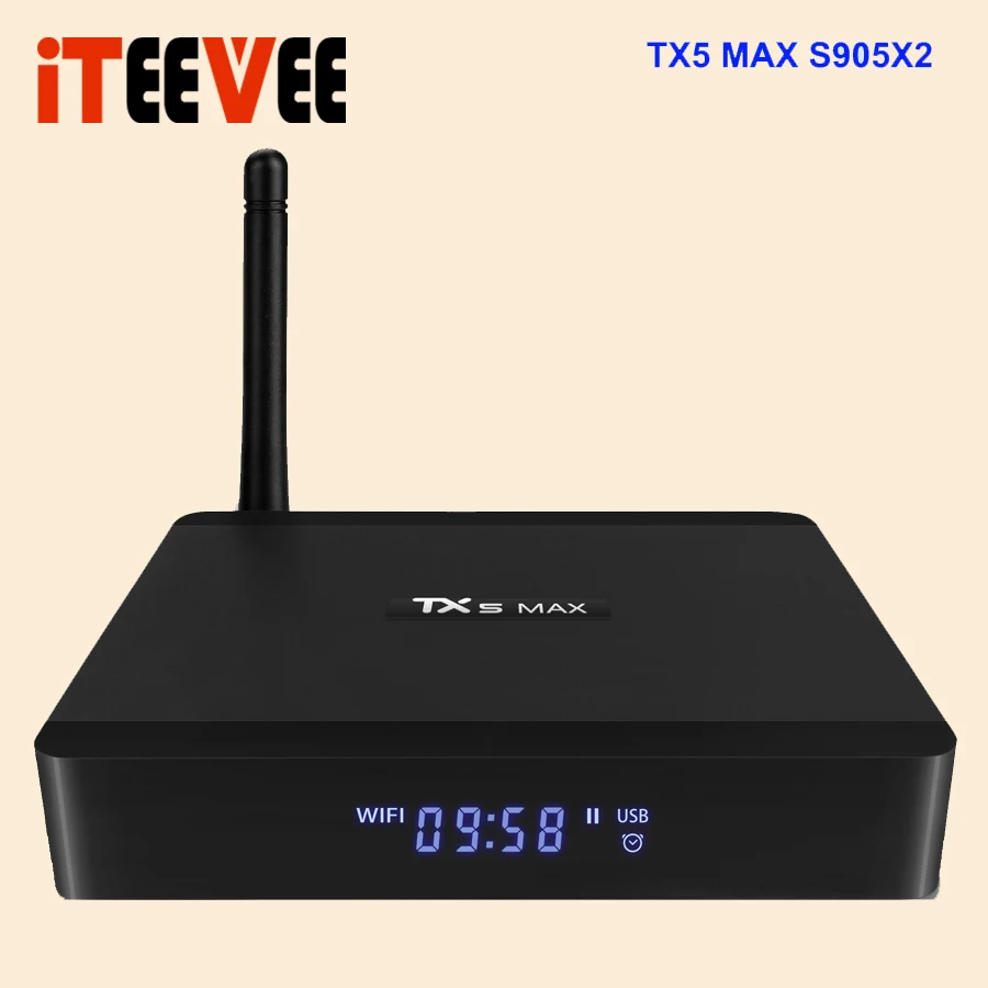 TX5 Max TV Box Amlogic S905X2 Android 8.1 4GB LPDDR4 32GB EMMC 2.4GHz ...