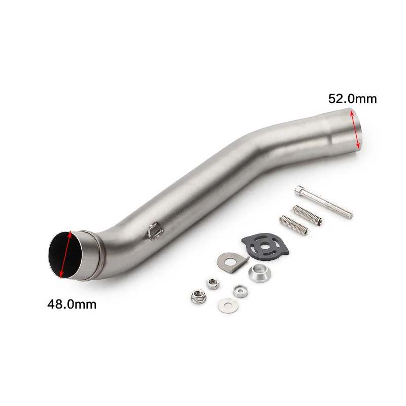 ( Mid Pipe ) For Kawasaki Z750 Z800 Exhaust Pipe Motorcycle Middle Link ...