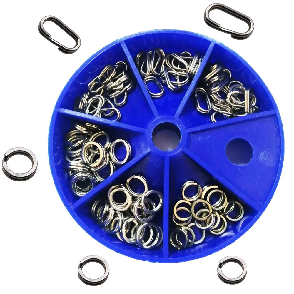 Stainless Steel Split Rings 5mm Fishing Lures | Split Rings Used ...