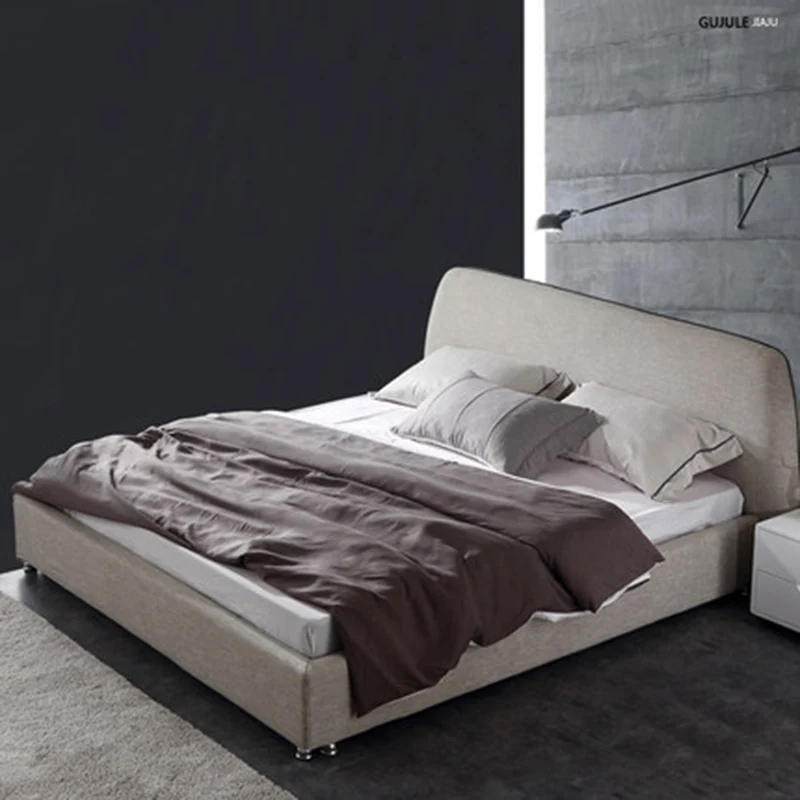 Nordic cloth double master bedroom simple modern cotton washable cloth ...