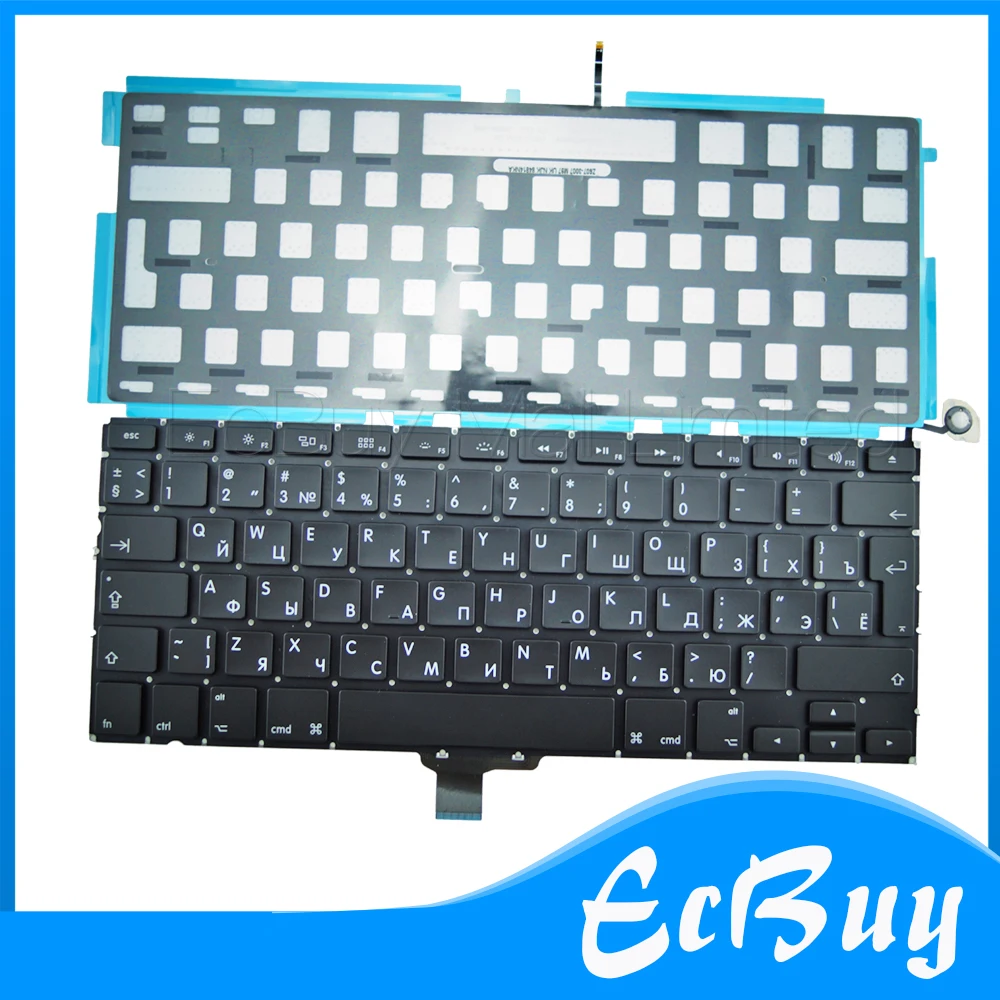 New-Russian-RU-Keyboard-with-Backlight-for-Macbook-Pro-13-3-A1278-2009 ...