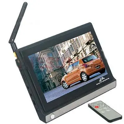 7 Inch Digital Color TFT LCD Monitor 2.4GHz 4Channels Security CCTV ...