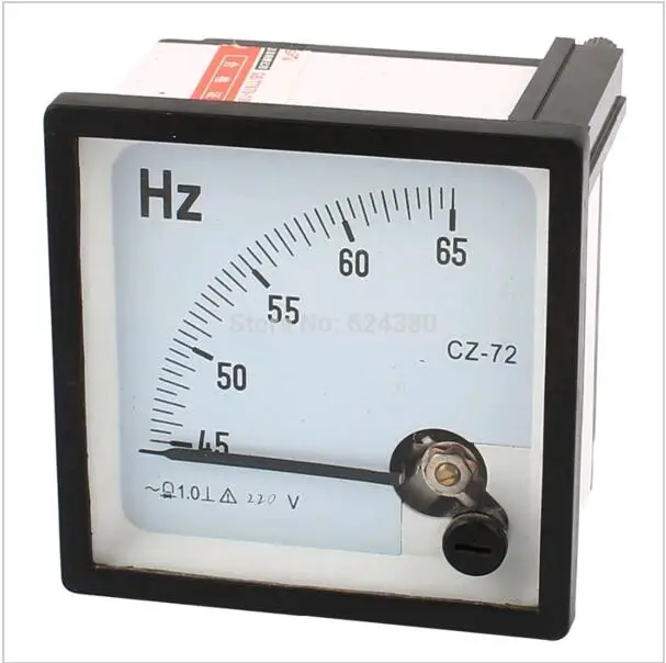 CZ 72 AC 100V 220V 380V Analog Panel Frequency Meter Tester Gauge Hertz ...