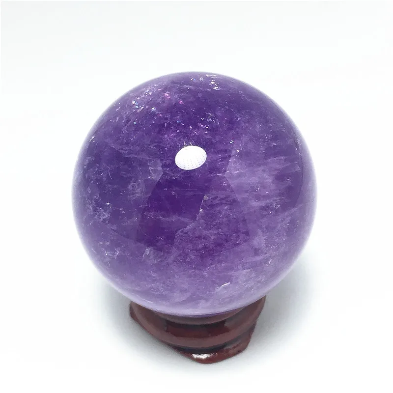 Aliexpress.com : Buy Natural Amethyst Crystal Ball Gemstone Sphere ...