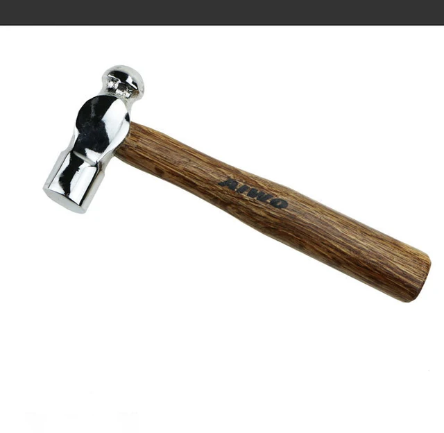 Hammer Mini round hammer with wooden handle 1/4 lb. small gauge foot ...