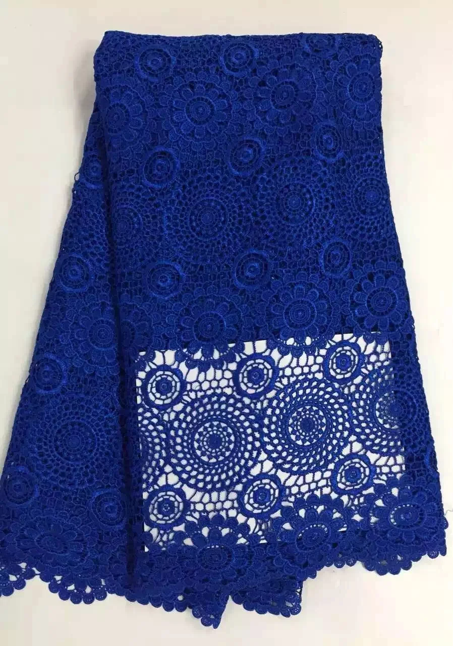 Envío Gratis recién llegado de calidad superior real azul encaje ...