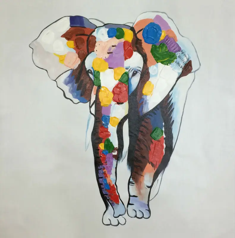 Cartoon Abstract Paintings