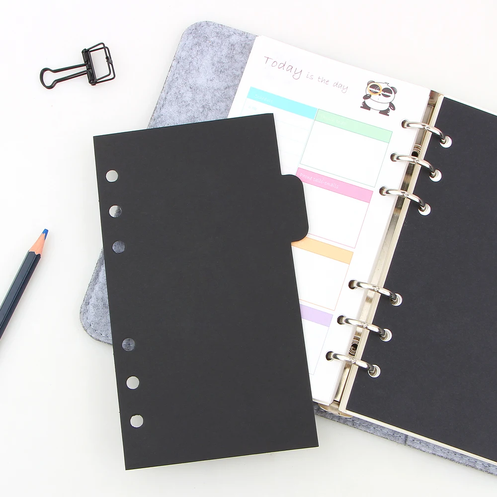 Notebook Papers A5 A6 Pages Planner Filler Paper 6 Holes Inside Pages