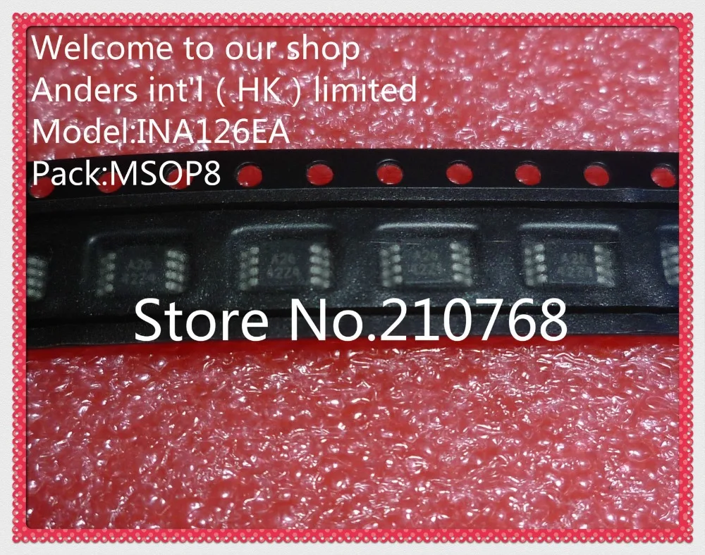 50pcs/lot Ina126ea/2k5 Ina126ea Ina126e Ina126 A26 Msop8 - Integrated ...