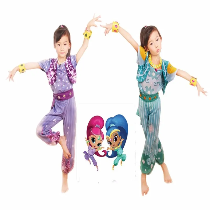 The New Year Shimmer and Shine cosplay Boxed Shimmer Dress Up Set Pre ...