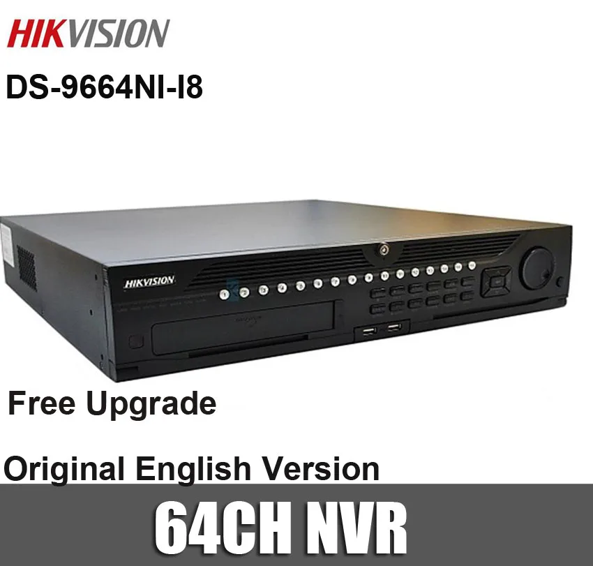 Hikvision Original DS 9664NI I8 4K H.265 64ch NVR CCTV RecorderSupport ...