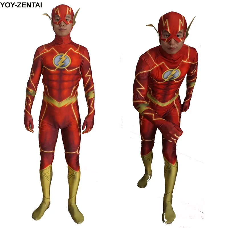 Movie Coser High Quality Custom Made Newest Hero Flash Suit Spandex ...