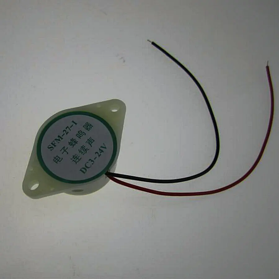 (20pcs/lot)(Acoustic|Buzzer) SFM 27 DC3 24V Active Electronic Buzzer ...