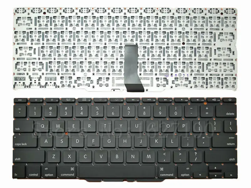 Us Keyboard For Apple Macbook Air A1370 A1465 11.6" Black For Backlit ...