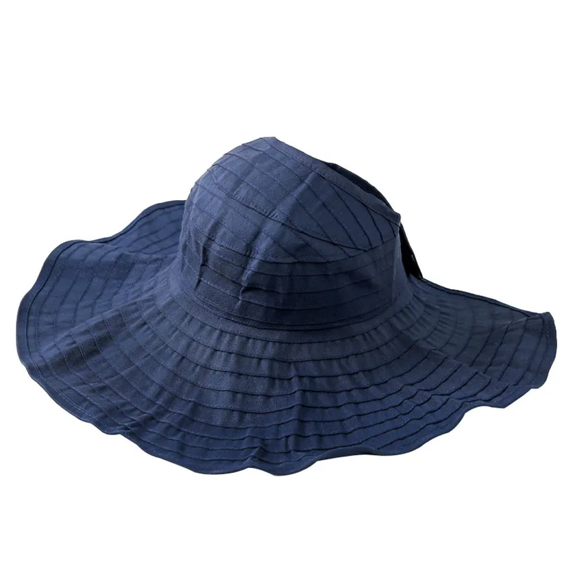 Empty Top 2018 Summer Cloth Hat Lady UV Protection Sunshade Cap Travel ...