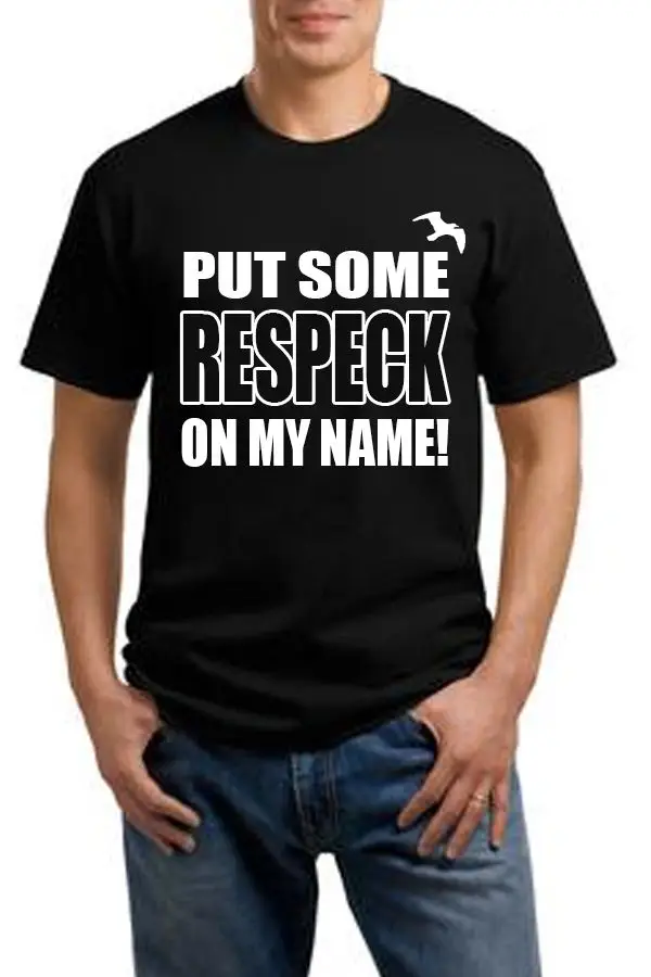 Put Some Respeck On My Name! Birdman Black T Shirt Respect S 3XL ...