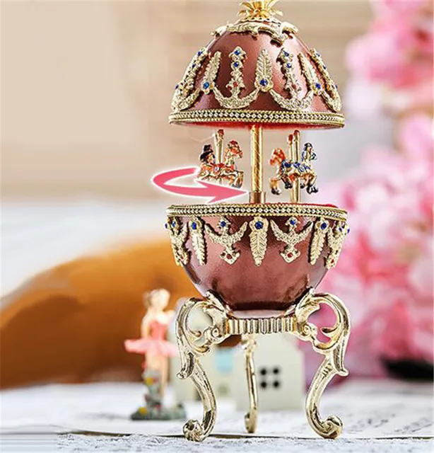 Creative Carousel Music Box New Merry Go Round Music Box Christmas ...