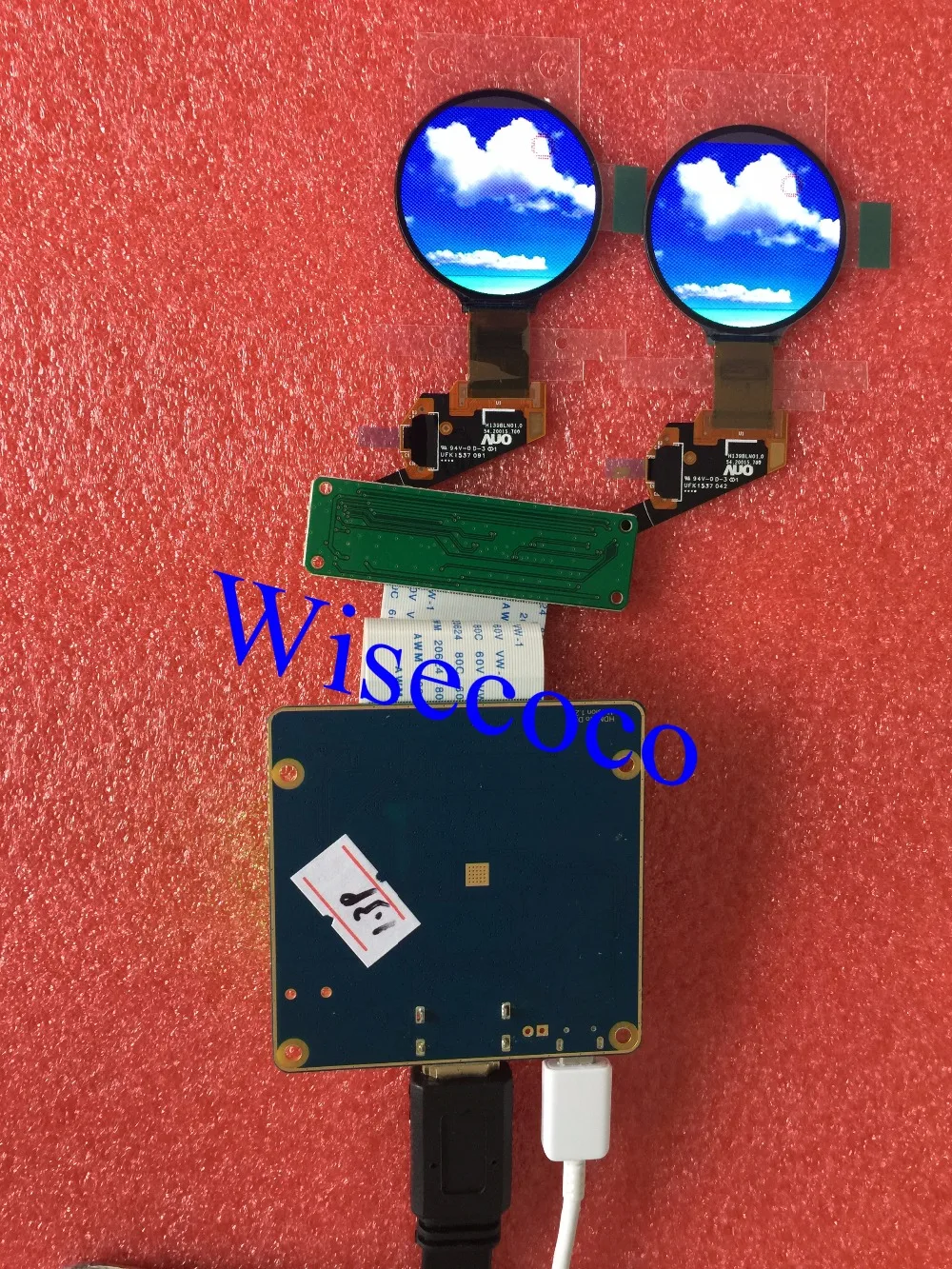 1.39 inch micro OLED screen with controller board 400*400 round display ...