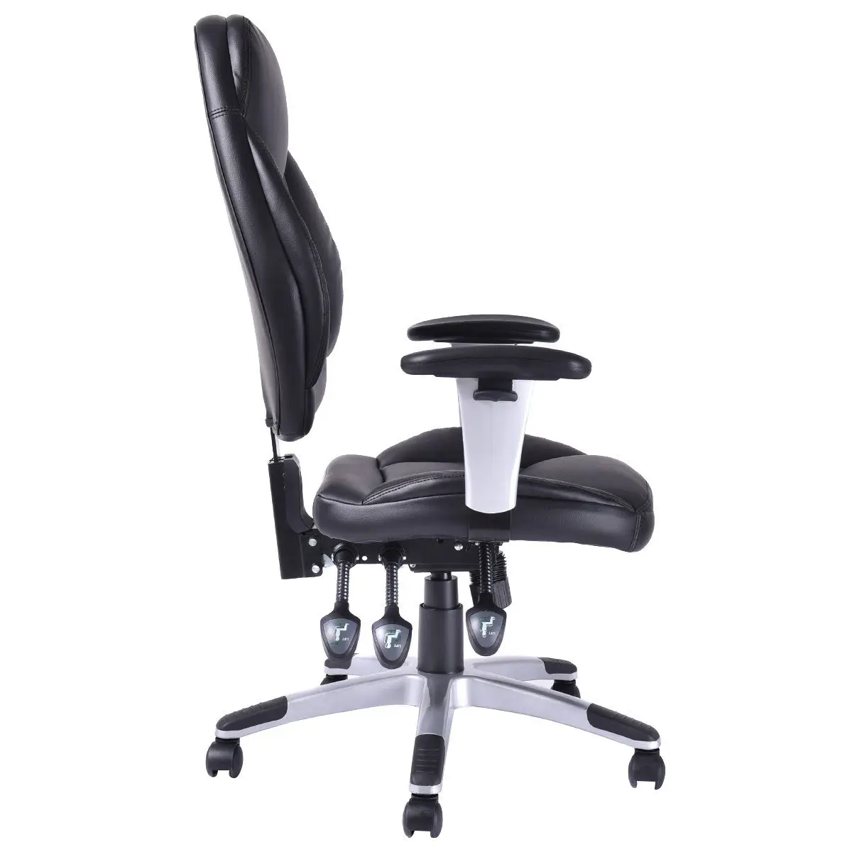 Giantex Modern PU Leather High Back Gaming Chair Executive Computer ...