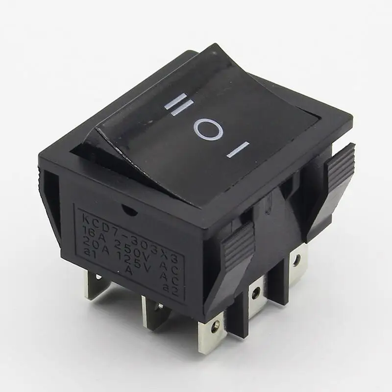 Rocker Switch nine feet 3 gear 9P Switch KCD7-303 X10