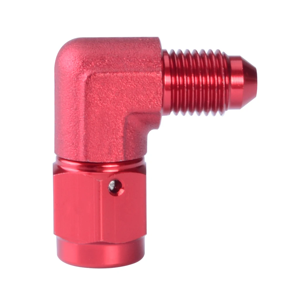ESPEEDER AN3 Anodized Aluminum Fuel Adapter 90 Degree Female Swivel ...