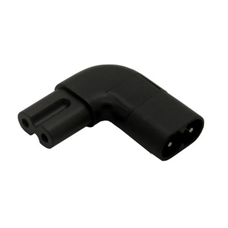 New IEC 320 C7 C8 Figure 8 left right angle AC Power adapt C7 TO C8 ...