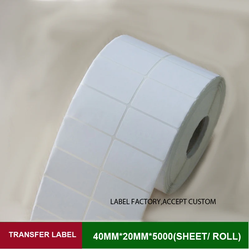 Whole Sale Lots Thermal Transfer Printer Paper Code Labels with Double ...