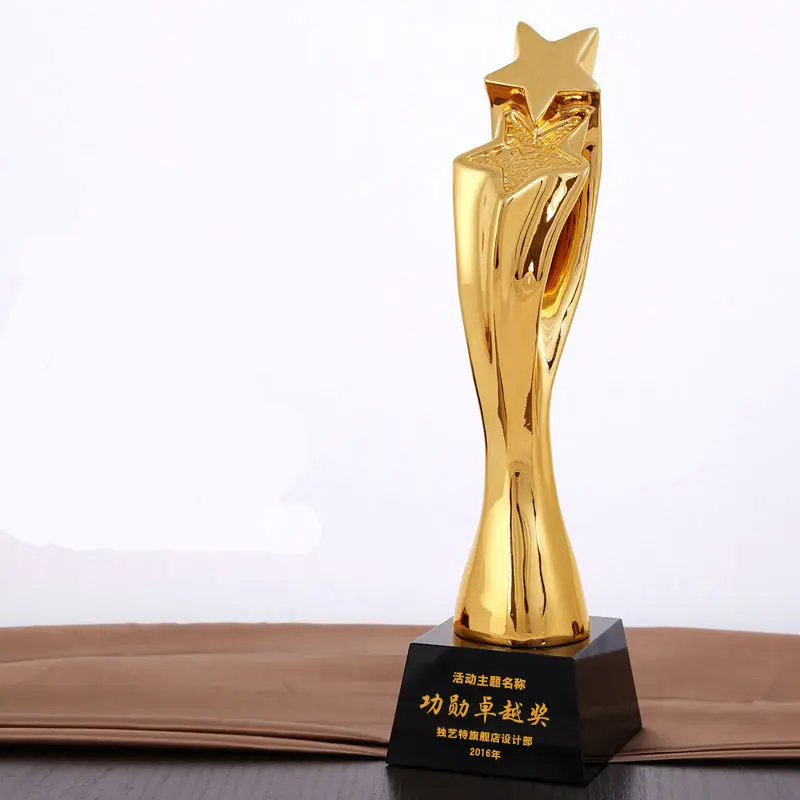 Hot sale!2018 NEW Create brilliant high grade metal resin trophy ...