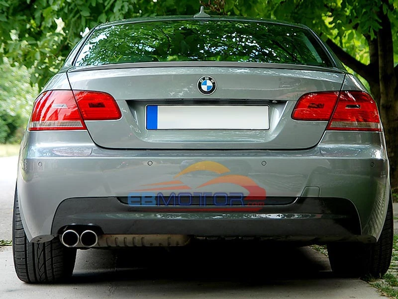 Carbon Fiber Single Side Dual Exhaust Rear Diffuser For Bmw 3series E92 ...