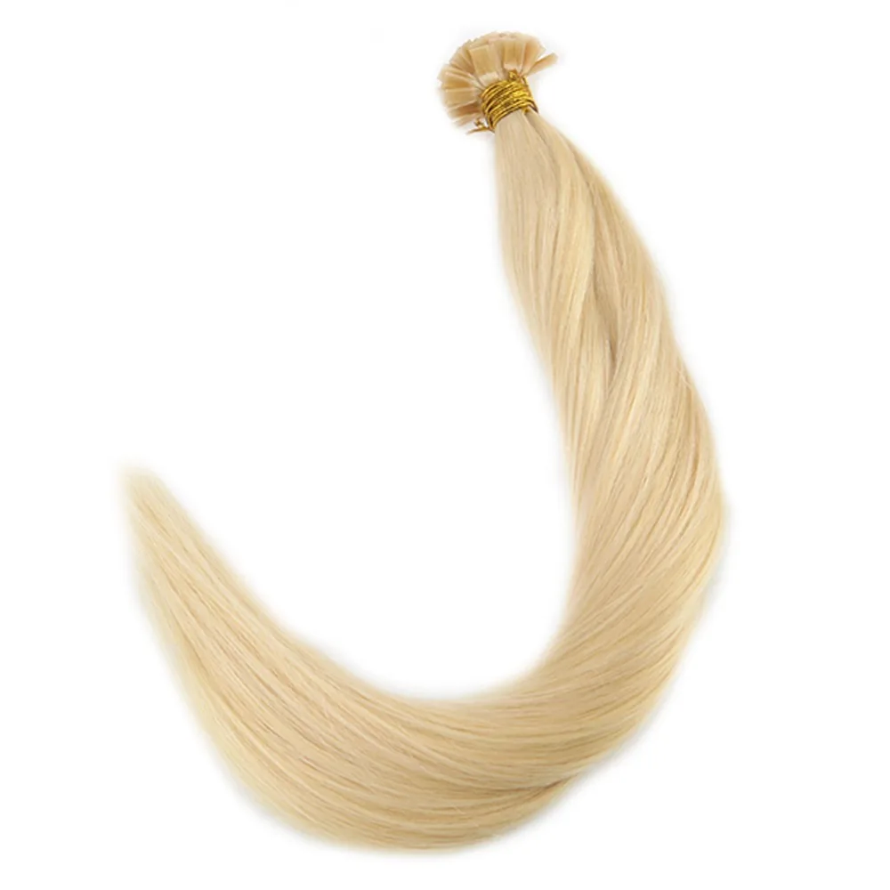 Full Shine 100 Remy Pre Bonded Human Hair Flat Tip Hair Extensions