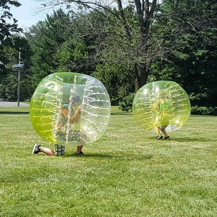 Free shipping 0.7mm TPU 1.2m diameter bubble zorb soccer,human bubble ...