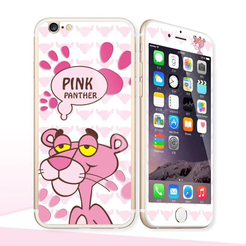 Noctilucence lovely pink panther Curved Tempered Glass film Screen ...