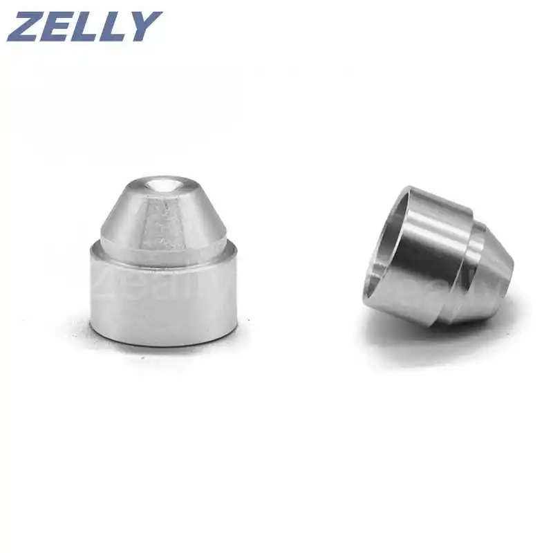 2PCs Cone Cups Machined in 60 Degree & Center Marked FOR Solvent Trap ...
